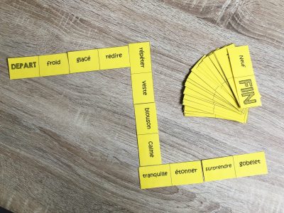 Dominos Vocabulaire : Antonymes et Synonymes - Classe et Grimaces