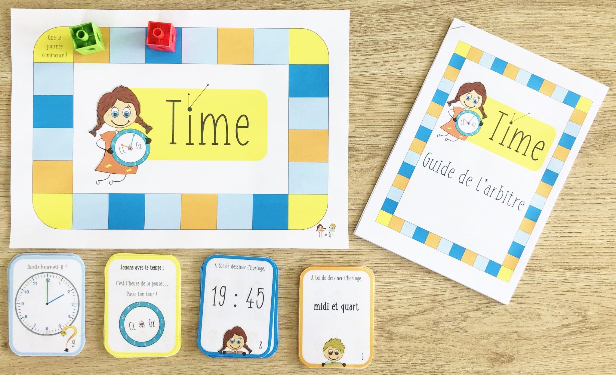 Time : c'est l'heure d'apprendre en jouant ! - Classe et Grimaces - Jeu