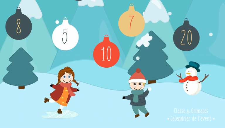 Calendrier de l'avent de gentillesse ! - Classe et Grimaces