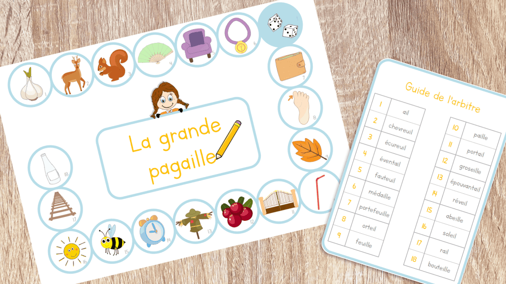 La grande pagaille : Orthographe des mots en -AIL, -EIL, -EUIL - Classe ...