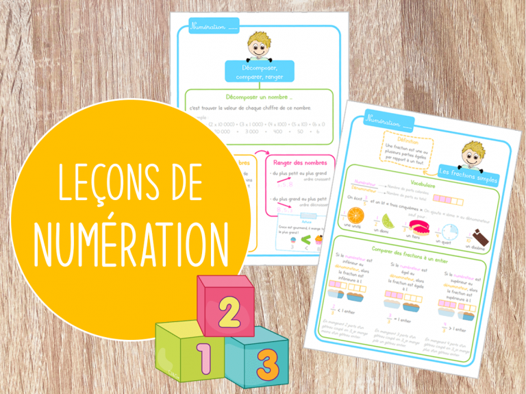 Leçons de Numération CM1 - CM2 - Classe et Grimaces
